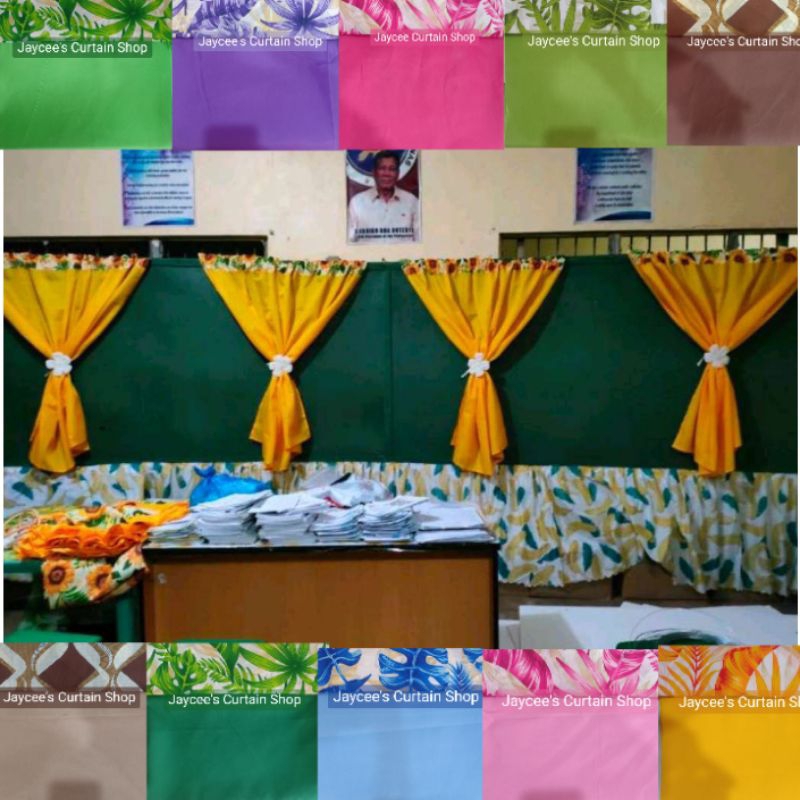 JC Curtain Shop | School DepED Blackboard and Window Curtain NEW ...