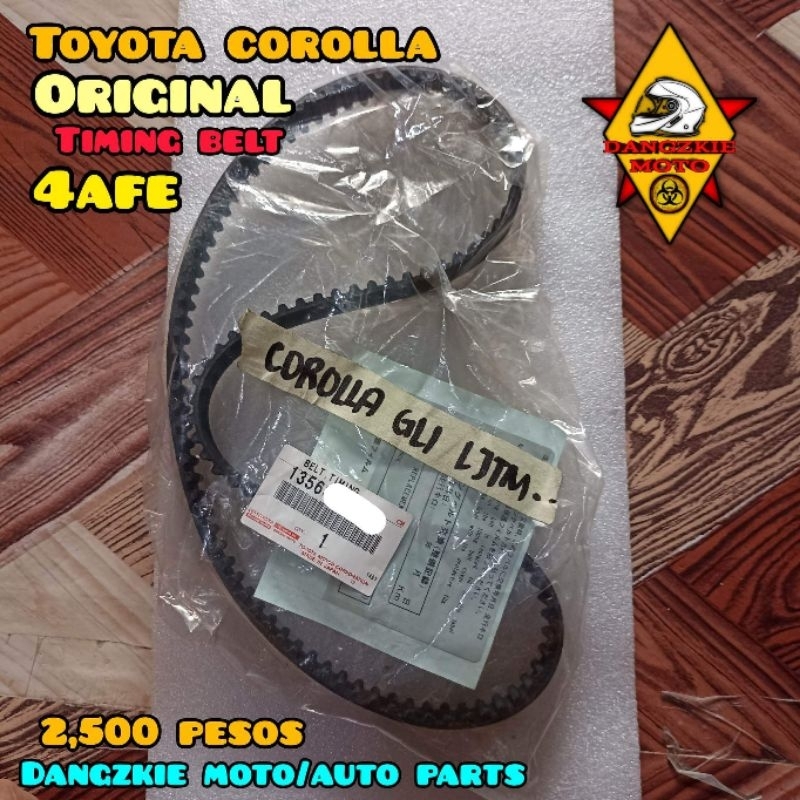 TOYOTA COROLLA 93 - 00 4AFE TIMING BELT ( ORIGINAL ) | Shopee Philippines