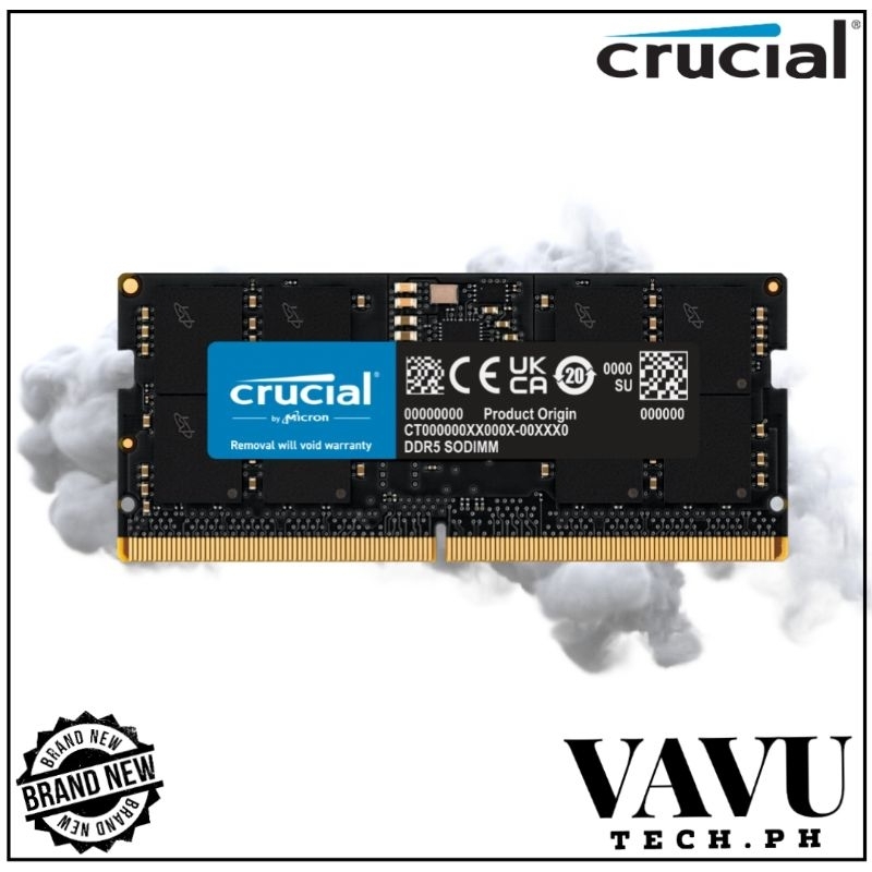 Crucial DDR5 SODIMM 32GB 16GB 8GB 4800mhz CL40 Laptop Memory | Shopee ...