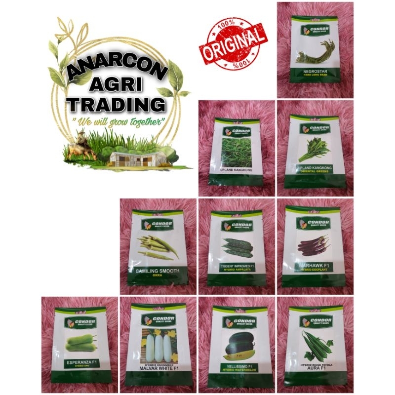 Condor Seeds ~ Talong, Sitaw, Patola, Sweet Corn, watermelon, upo ...