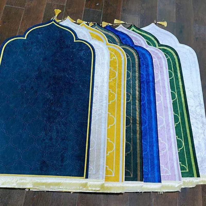 ORIG ELEGANT SAUDI SAJADA MUSLIM PRAYER CARPET MAT SAJJADAH PRAYER RUG ...