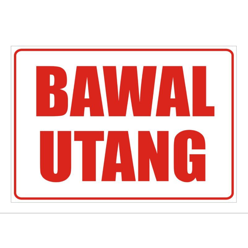 PVC Plastic signage for establishments A4 size warning beware of dog ...