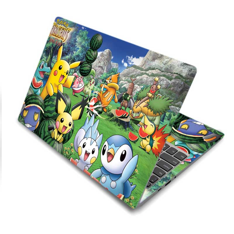 Pokemon Pikachu Cover Laptop Stickers Skins 2pcs 14" 15.6" Anime ...
