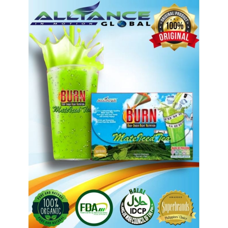 Burn Mate Ice Tea (20scahet) | Shopee Philippines
