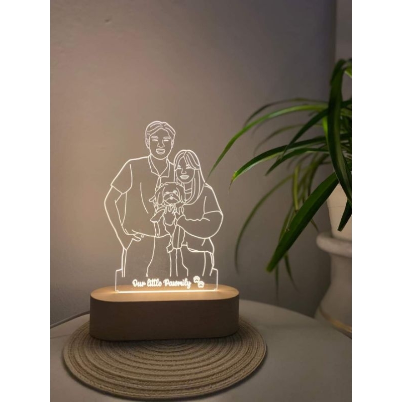 PERSONALIZED ACRYLIC LED LAMP | Shopee Philippines