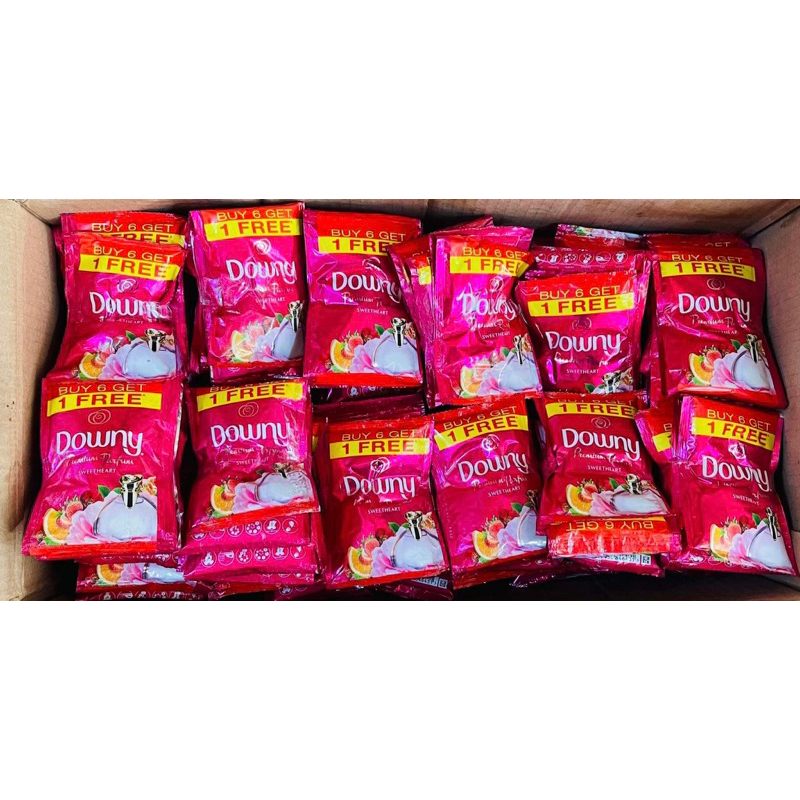 Downy Fabric conditioner Sachet 6+1 20ml | Shopee Philippines