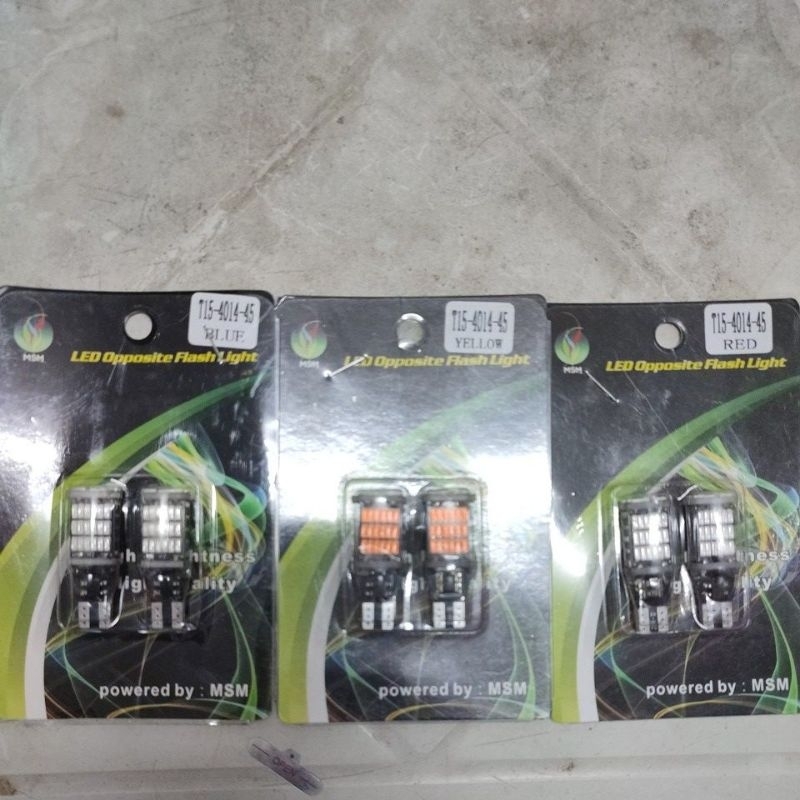 T15 LED lights available in RED/YELLOW/BLUE | Shopee Philippines