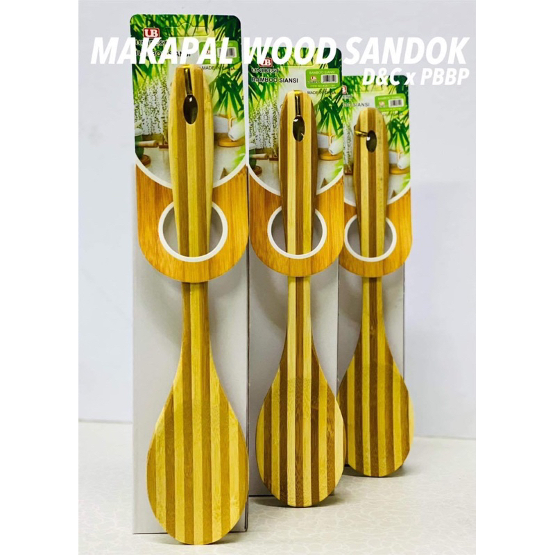 Wooden Sandok and Turner (2 pieces) | Shopee Philippines