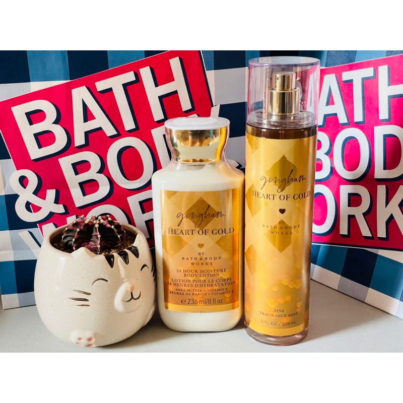 GINGHAM HEART OF GOLD Bath and Body Works | Shopee Philippines