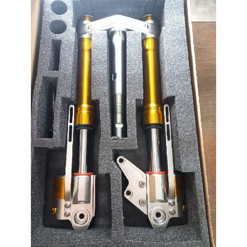 SNIPER150 INVERTED FRONT SHOCK WITH STEERING STEM FULL CNC ALLOY ...