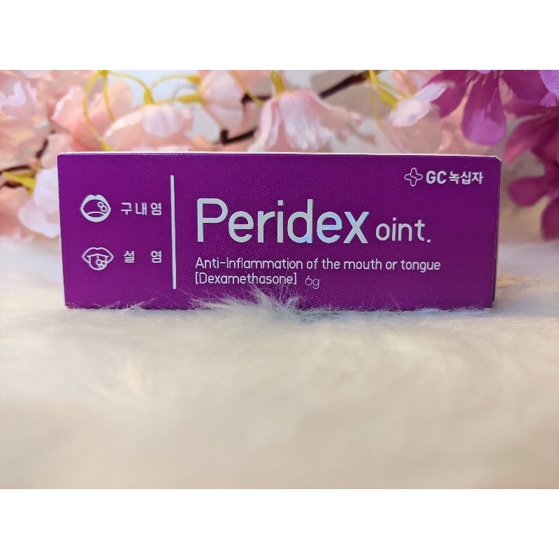 PERIDEX OINTMENT 6G ANTI-INFLAMMATORY OF THE MOUTH OR TONGUE, PARA SA ...