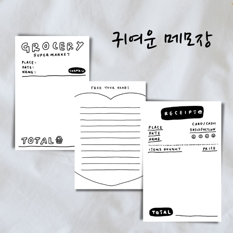 Korean Ins Notepad 30 Sheets | Shopee Philippines