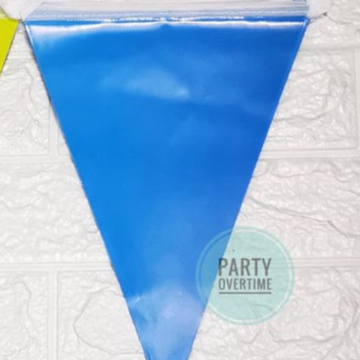 Light Blue Triangle Banderitas Flag Banner Birthday Christening ...