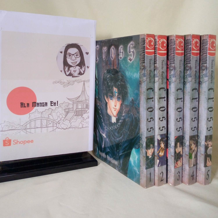 Cross Complete Set Vol. 1-5 Manga by Sumiko Amakawa, Tokyopop, English ...