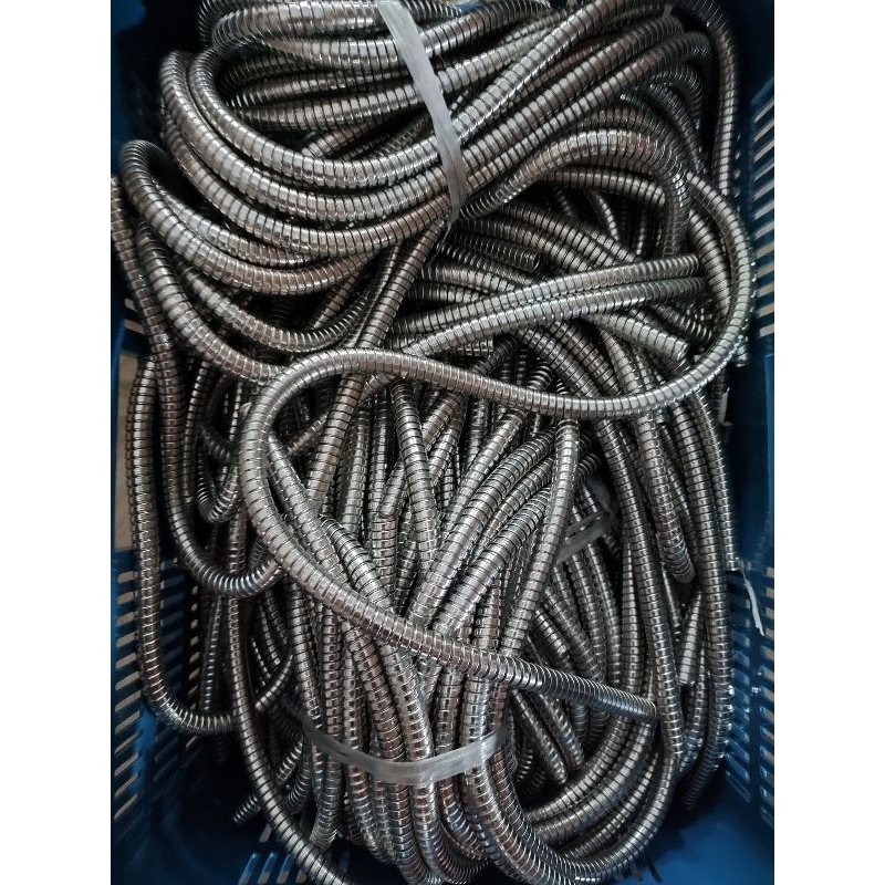 Flexible Stainless Tube for Cable Cover wire 1 meter | Shopee Philippines