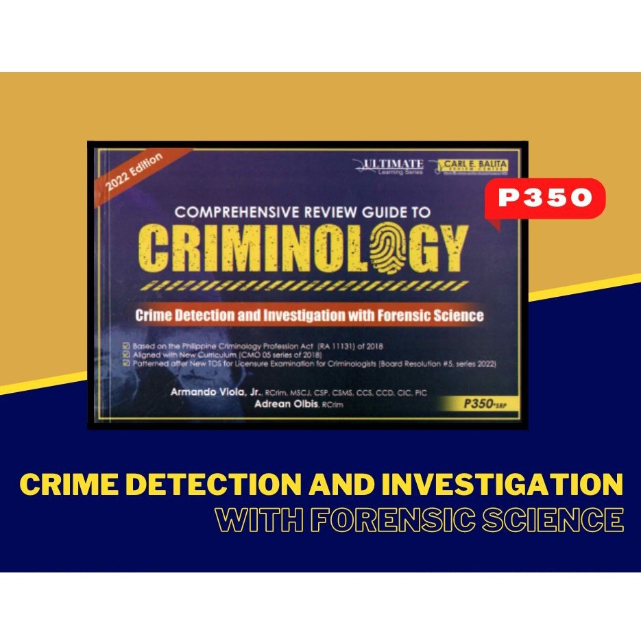 CRIME DETECTION & INVESTIGATION AND FORENSIC SCIENCE | Shopee Philippines
