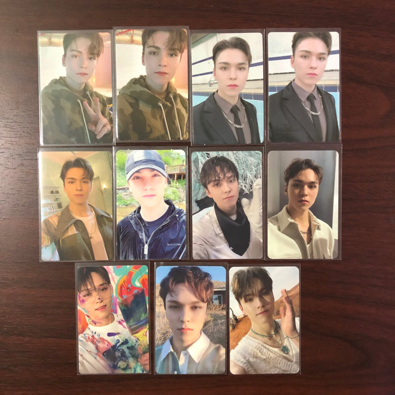 Seventeen Vernon Photocards Attacca Face the Sun Sector 17 In the Soop ...
