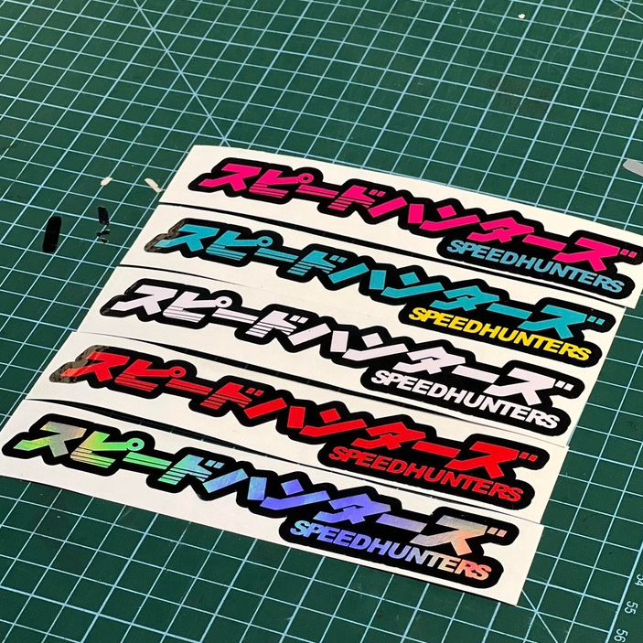 Printed Speedhunter Japan Sticker Decals for Car and Motorcycle 6 ...