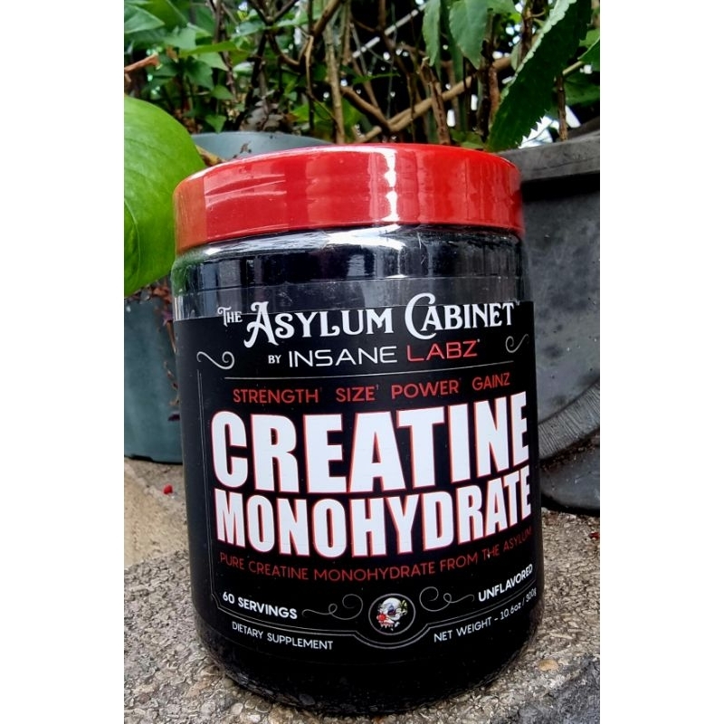 INSANE LABZ ASYLUM CABINET CREATINE MONOHYDRATE 60G with FREEBIES ...