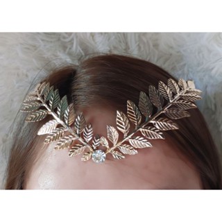 forehead crown, Greek crown, bohemian, goddess accessories | Shopee ...
