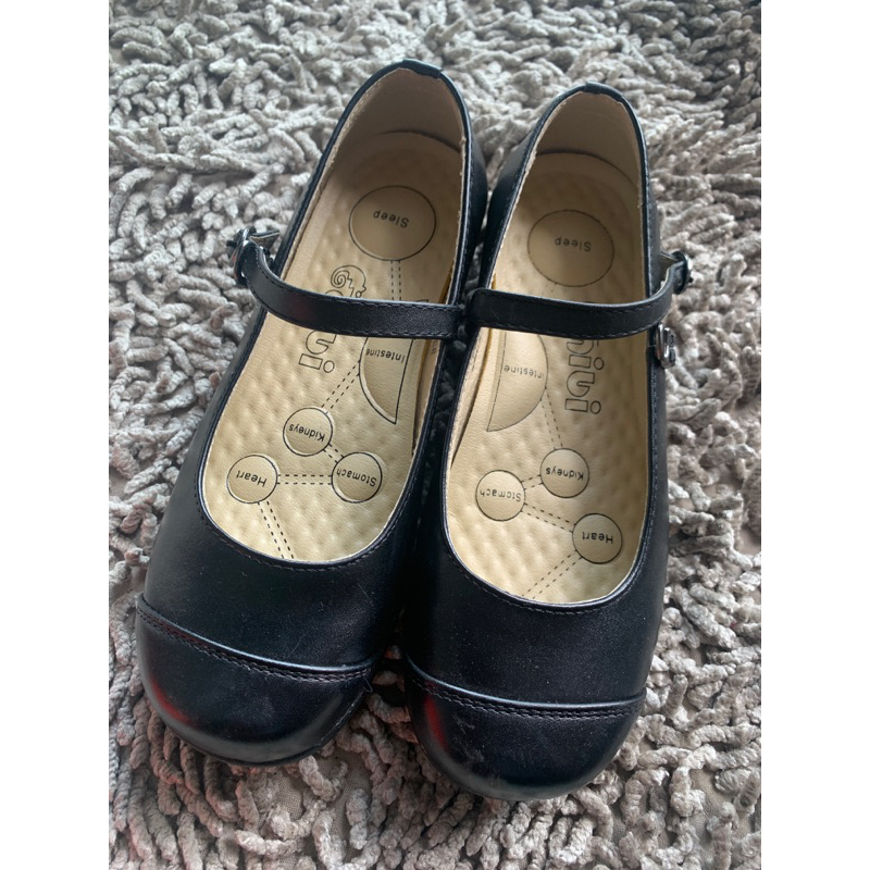 Gibi school shoes black | Shopee Philippines