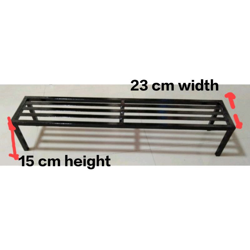 CUSTOMIZED SINGLE LAYER PLANT RACK (100cm x 23cm x 15cm) | Shopee ...