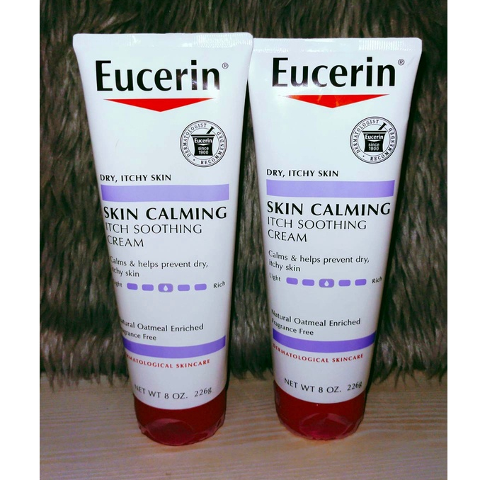 Eucerin Skin Calming Itch Soothing Cream, 8 oz (226g) | Shopee Philippines
