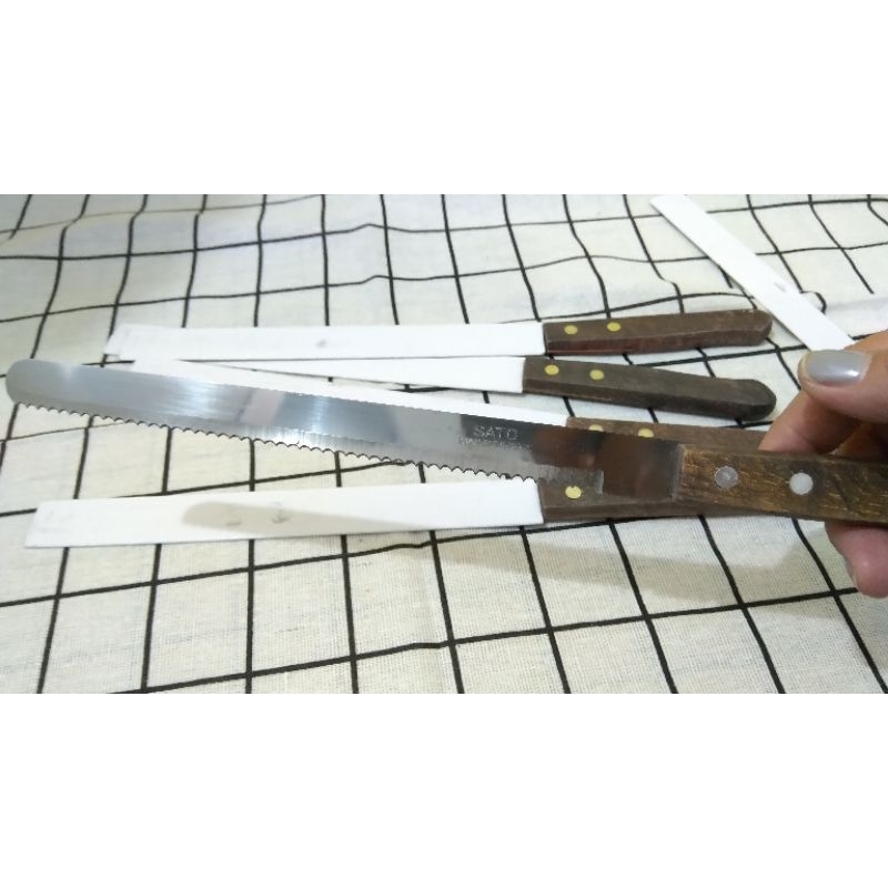 Bread Knife / small knife/stainless knife /footlong knife | Shopee ...