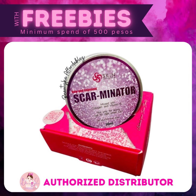 LEGIT ORIGINAL Skin Sensation SCARMINATOR CREAM 50ml Scar Remover ...