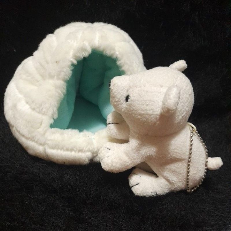 polar bear (sekiguchi) with igloo (aqua corp) plush | Shopee Philippines