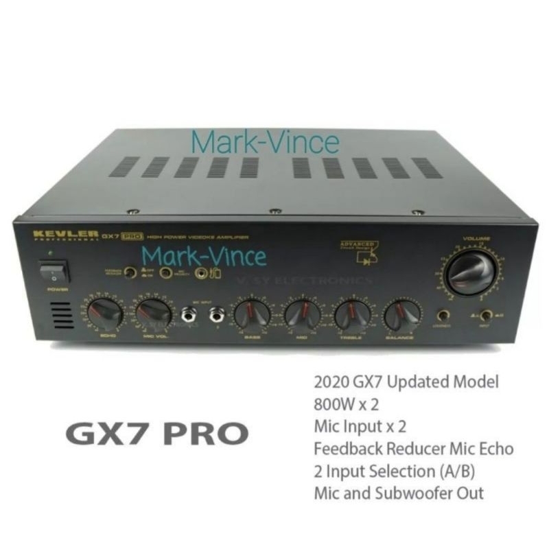 Kevler GX-7 Pro High Power Videoke Amplifier.. | Shopee Philippines