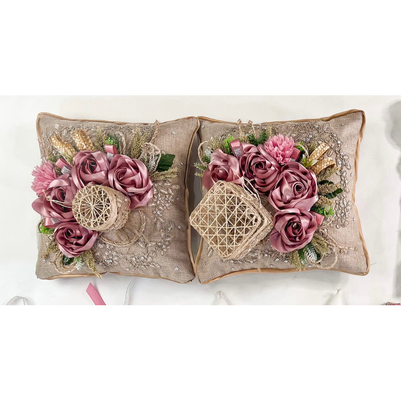 Wedding Pillows Accessories (Arrhae and Ring) | Shopee Philippines