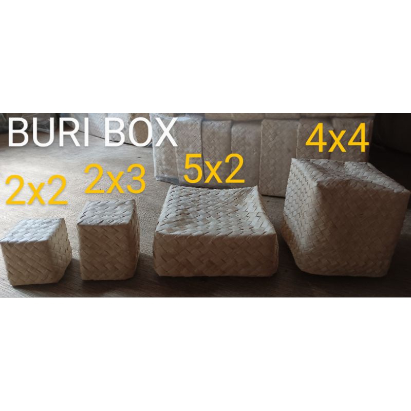 BURI BOX FOR SOUVENIRS (4 sizes) | Shopee Philippines