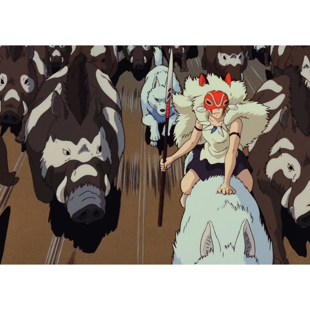 Princess Mononoke Characters Movie Poster A4 Size | Shopee Philippines