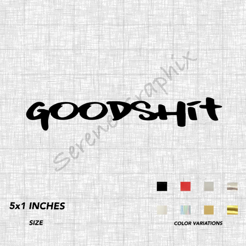 GOODSHT Sticker - Waterproof Cut Out Sticker | Shopee Philippines