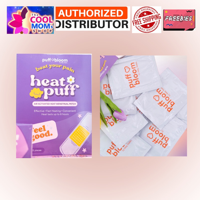 Puff and Bloom Heat Puff Air Activated Heat Menstrual Patch Heat up to ...