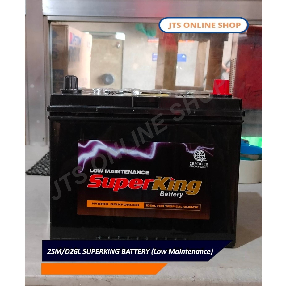 2SM/D26L SUPERKING BATTERY (Low Maintenance) | Shopee Philippines