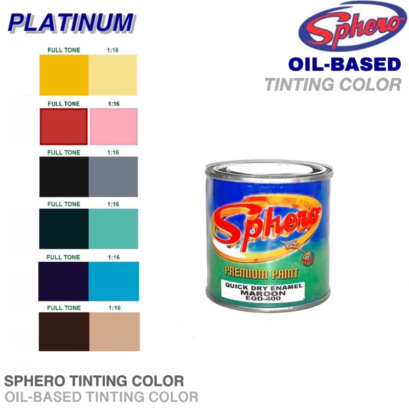 1/4L | Sphero Oil Tinting Color | Waterbased Tinting Color | Paint ...