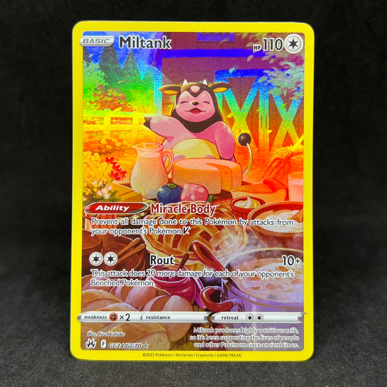 Pokemon TCG Miltank Galarian Gallery Holo Rare GG24/GG70 2023 Sword ...