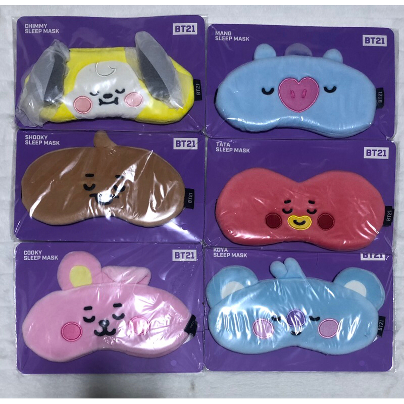 BT21 OFFICIAL SLEEP MASK | Shopee Philippines
