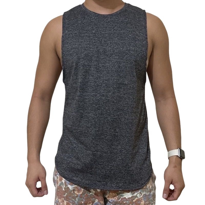 MUSCLE TEE FREE SIZE FITS M-XL Comfortable PLAIN COLOR Muscle tee for ...