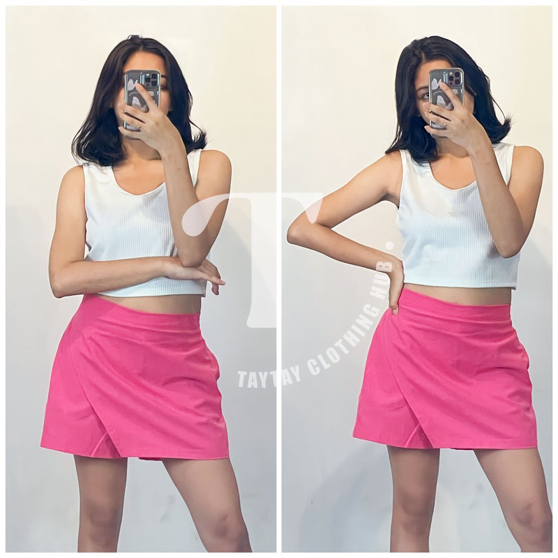 TEENS Skort Cotton Linen (S - M) | Shopee Philippines