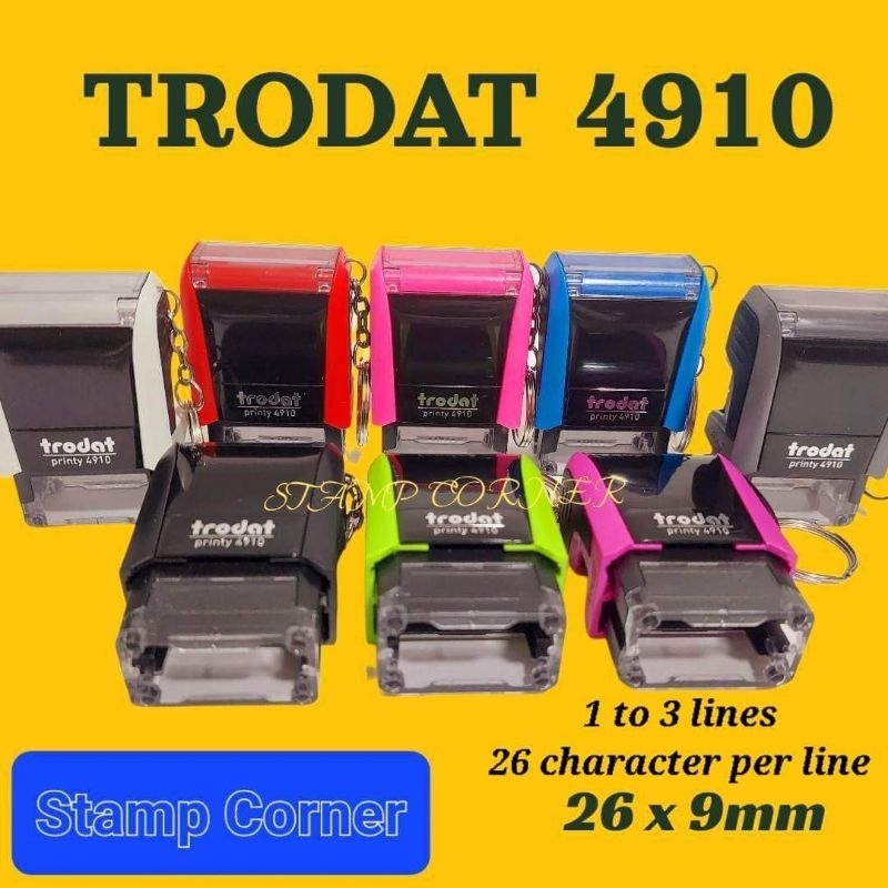 PERSONALIZED STAMP TRODAT 4910 COD | Shopee Philippines