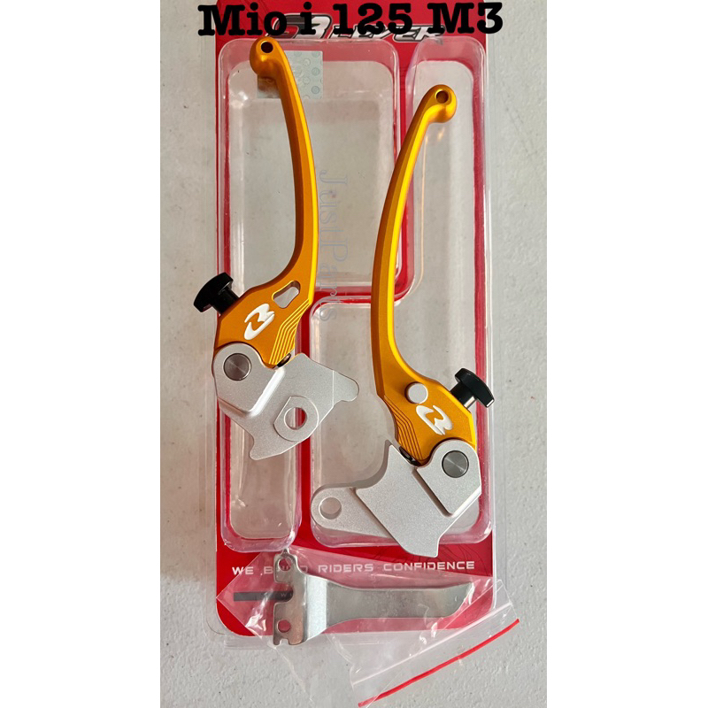 RCB Alloy Brake Lever Set S3 Series for Mio i 125 / Soul i125 / Gear i / Fazzio with stopper ...