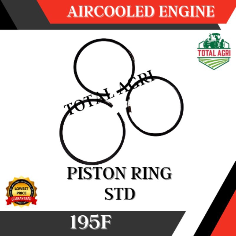 Piston Ring STD 195F Aircooled Diesel Engine | Shopee Philippines