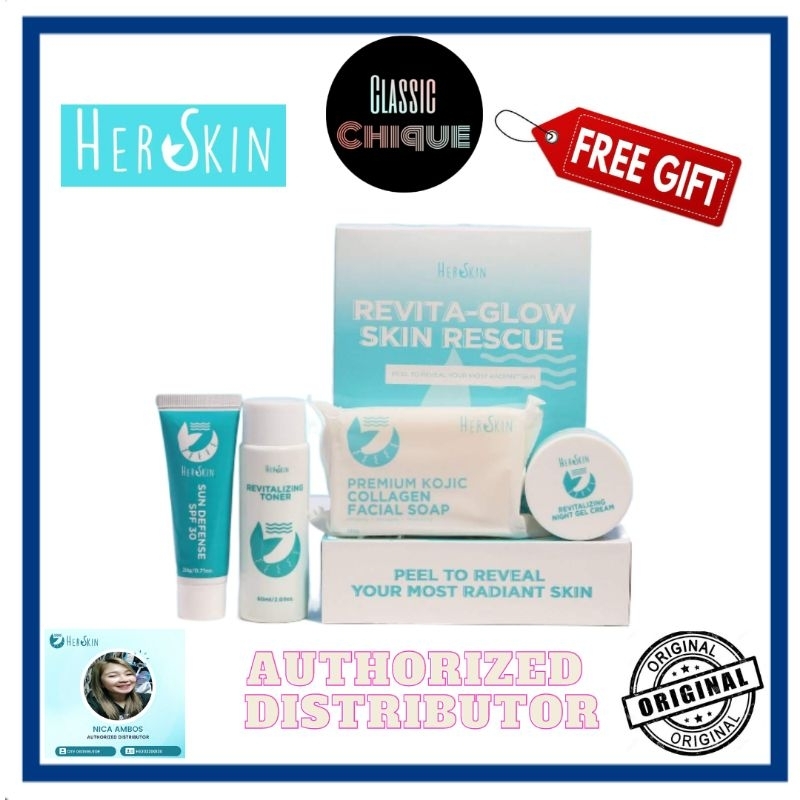 Her Skin Revita Glow Skin Rescue Set New Packaging | Shopee Philippines