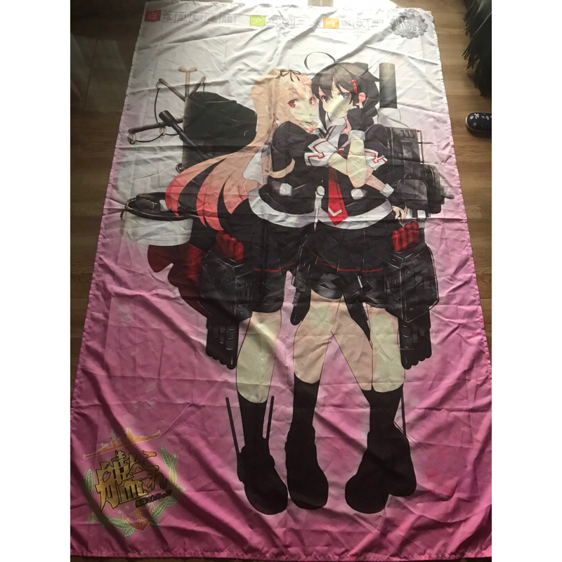 Japanese anime cloth background silky fabric 2meter height by 1 meter ...