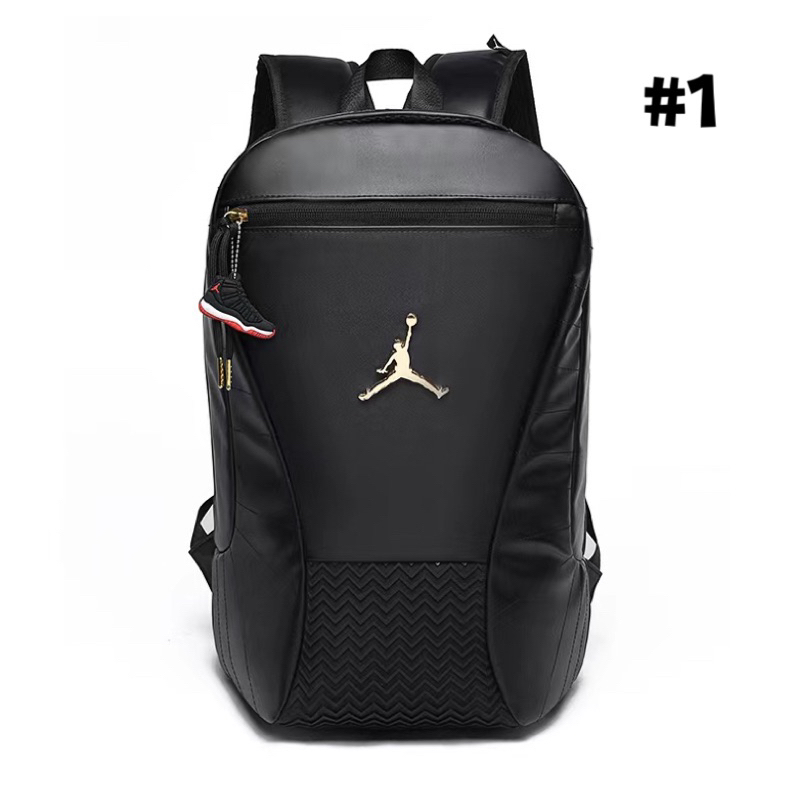 COD Air Jordan backpack AJ leather backpack (travel bag school backpack ...