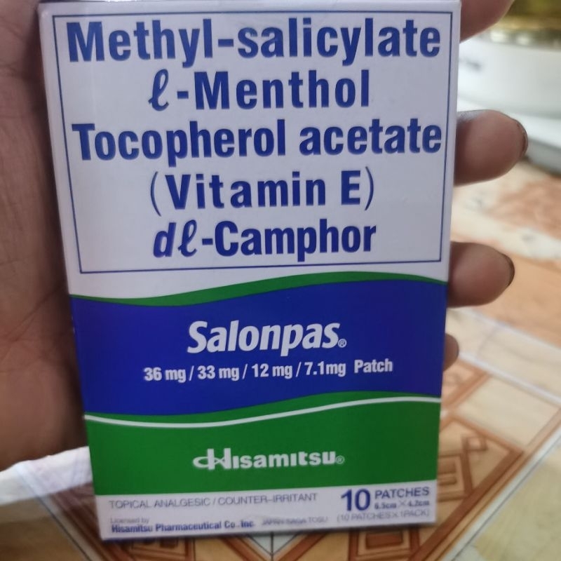 SALONPAS PAIN RELIEF 10patch /pack | Shopee Philippines