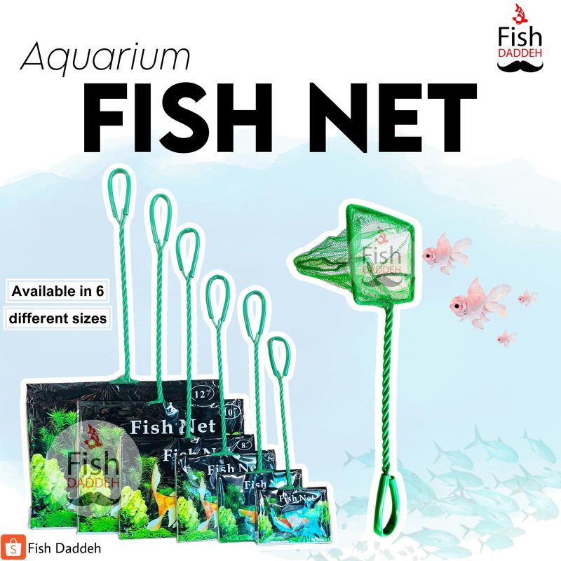 Aquarium Fishnet 4 5 6 8 10 12 inch | Shopee Philippines